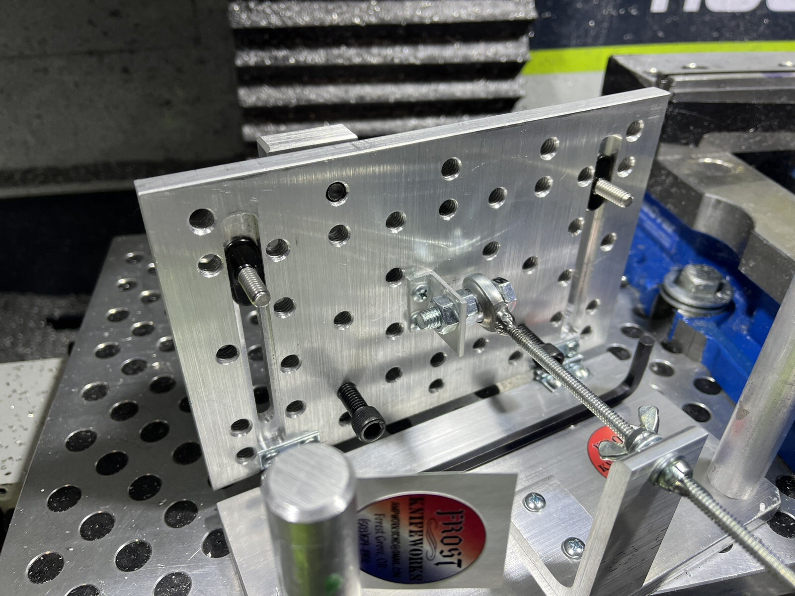 XXL KNIFE & SWORD BEVEL GRINDING JIG 8” INFINITE KNIFE ANGLES | eBay