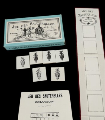 Vintage French Language Mini Board Game Grasshopper Puzzle Jeu Des ...