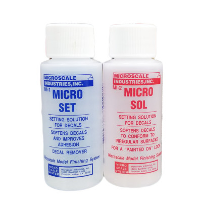 Microscale Micro Set/Micro Sol Decal Setting Solution Set MI-1/MI-2 ...