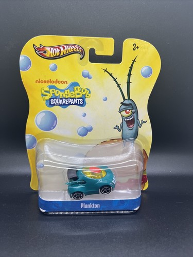 Hot Wheels Character Car SpongeBob Squarepants Plankton Die Cast ...