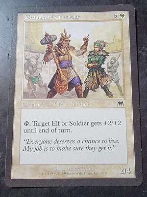 Grassland Crusader 32/350 Magic The Gathering MTG | eBay