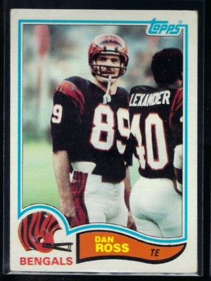 1982 Topps Football #52 - DAN ROSS - Cincinnati Bengals | eBay