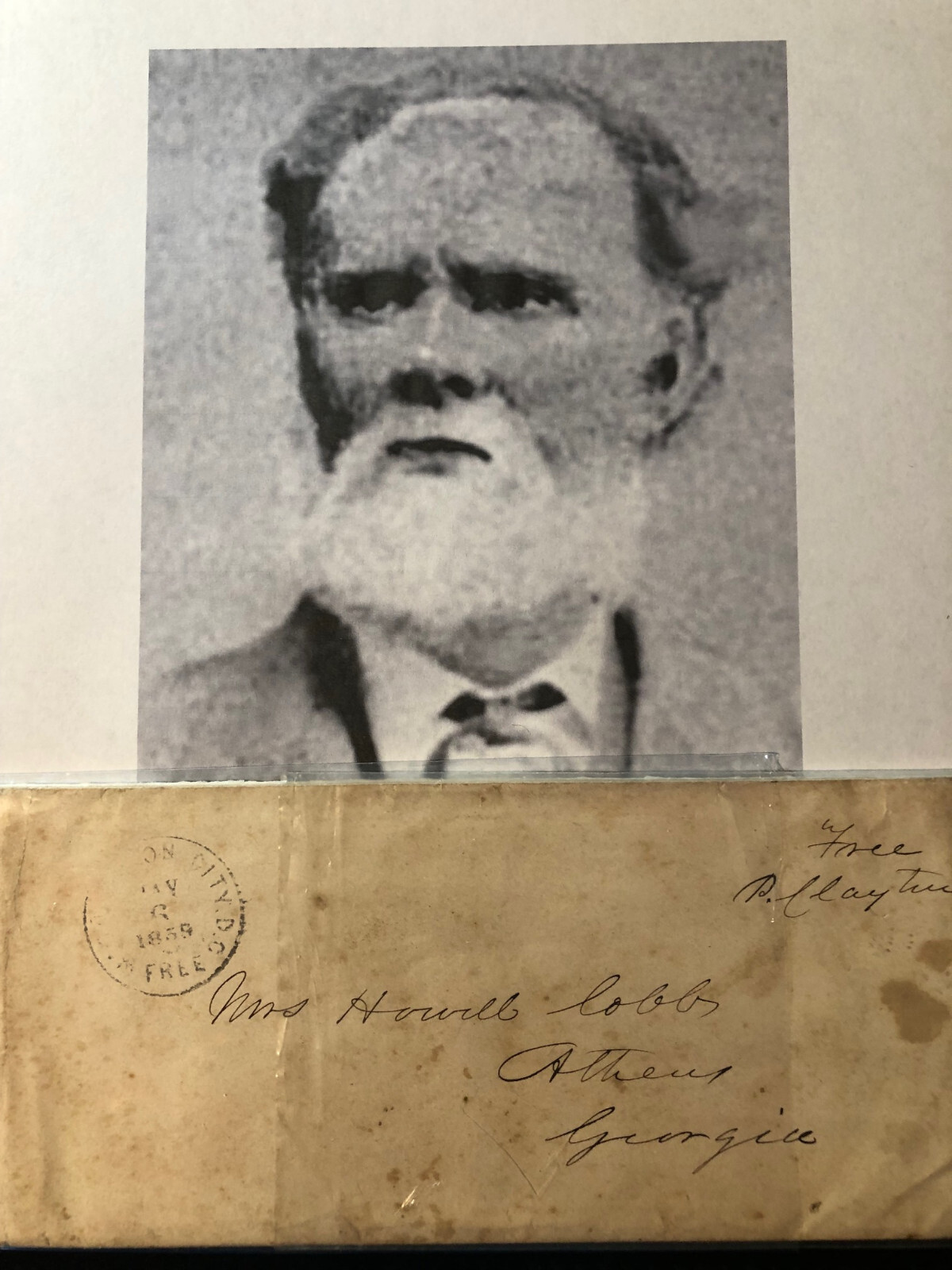 Confederate Secretary of Treasury Philip Clayton Signed Free Cover ...