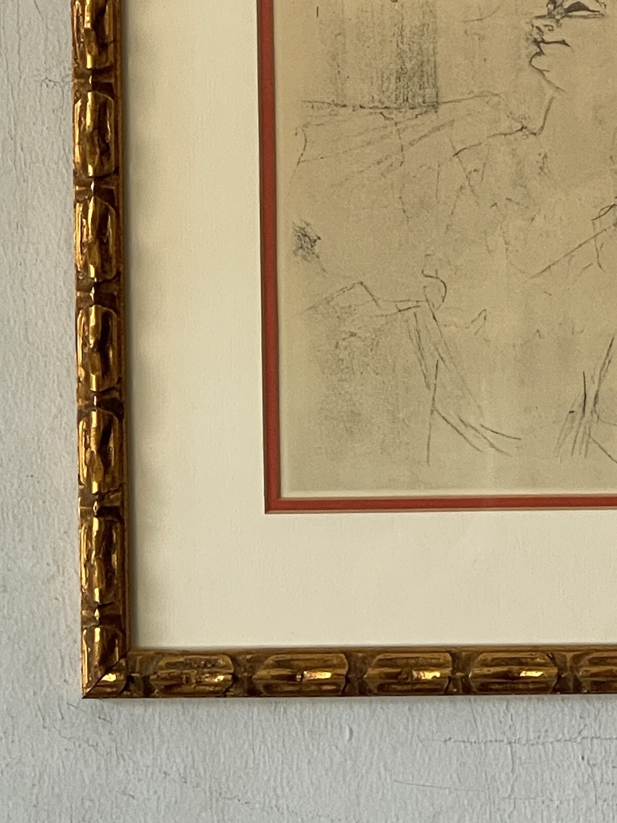 TOULOUSE LAUTREC OLD FRENCH ANTIQUE WOMAN YVETTE MODERN ART NOUVEAU ...