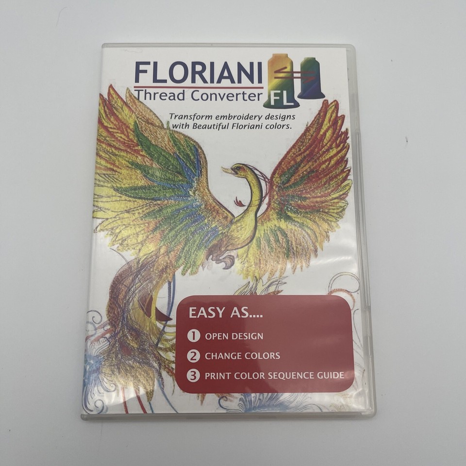 Floriani Embroidery Thread Converter & Design Collections 24 & 46 ...