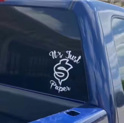 It's Just Paper Decal | eBay