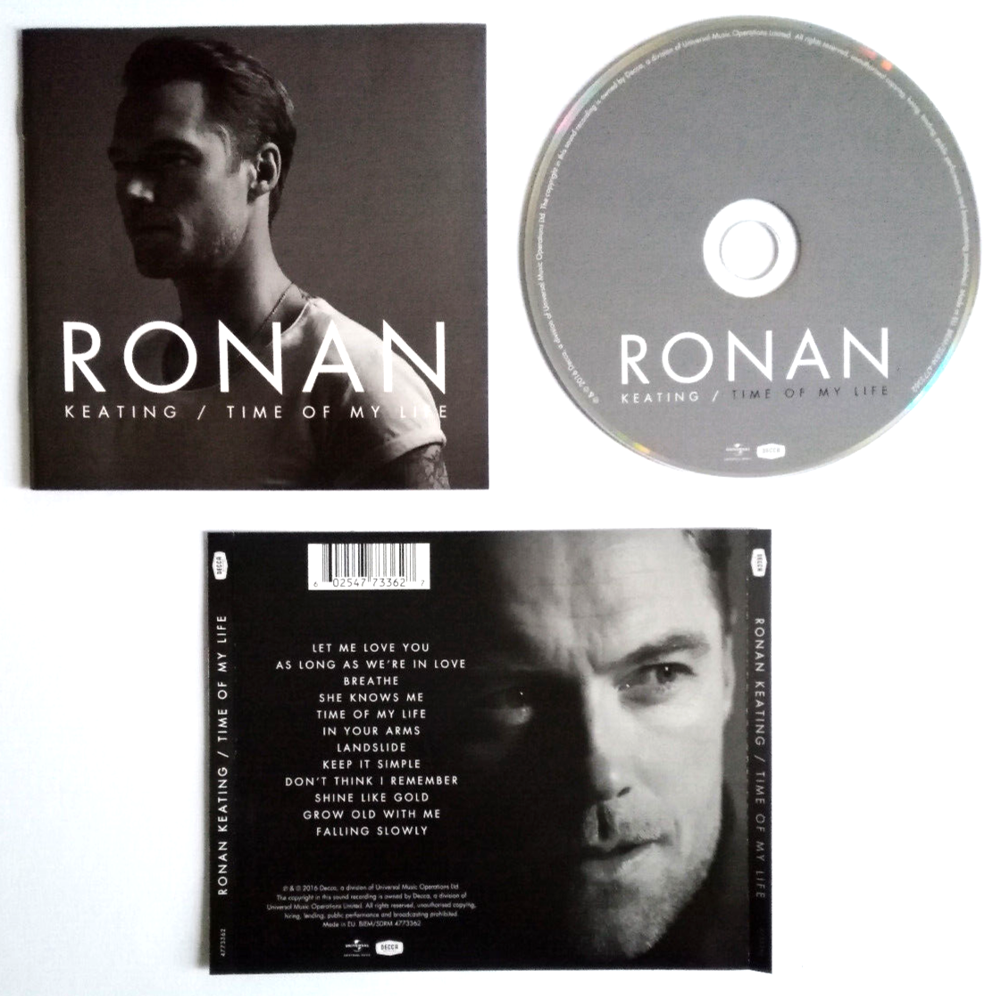 Cd Ronan Keating Time Of My Life Pop Music Europe 2016 Audio Compact ...