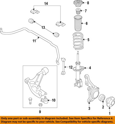 GM OEM 14-21 Bolt EV,CTS Front Suspension Struts Components-Strut ...