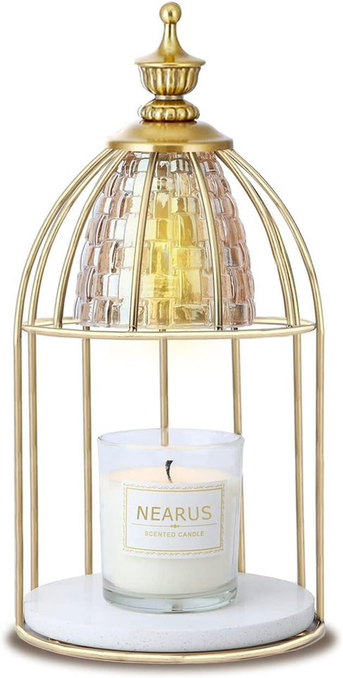 Candle Warmer Lamp, Auto Shut-Off, Dimmable Heat & Timer Control, Top ...