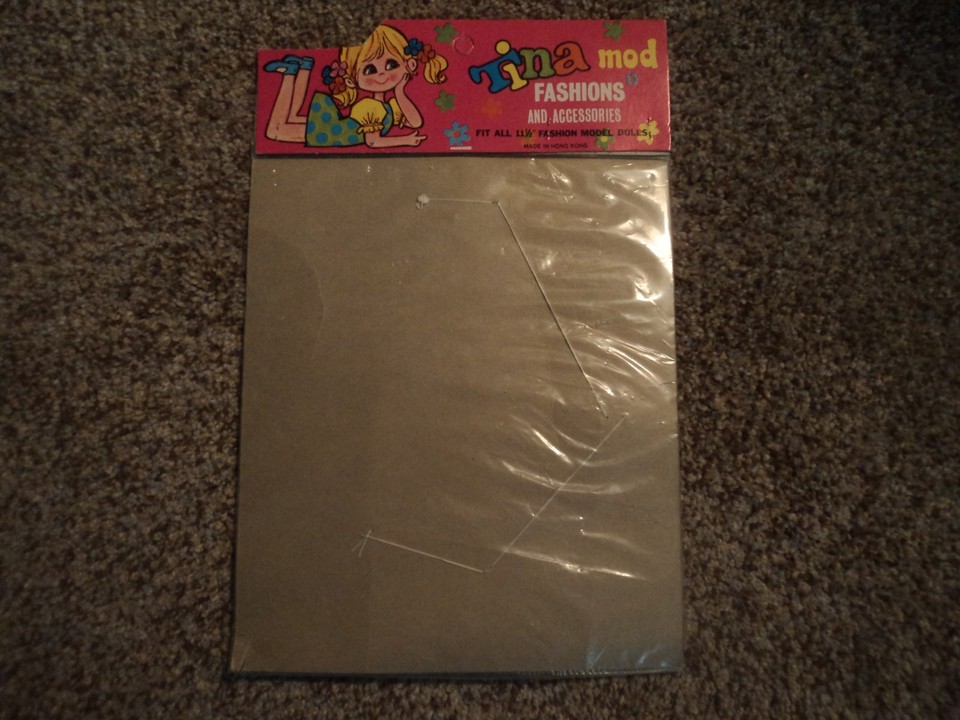 Vintage Barbie Sized Tina Mod Doll Clothing Jumpsuit White Shoes Hong ...