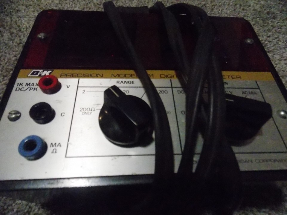 Vintage B&K PRECISION Model 181 Digital Multimeter with Nixie Tubes ...