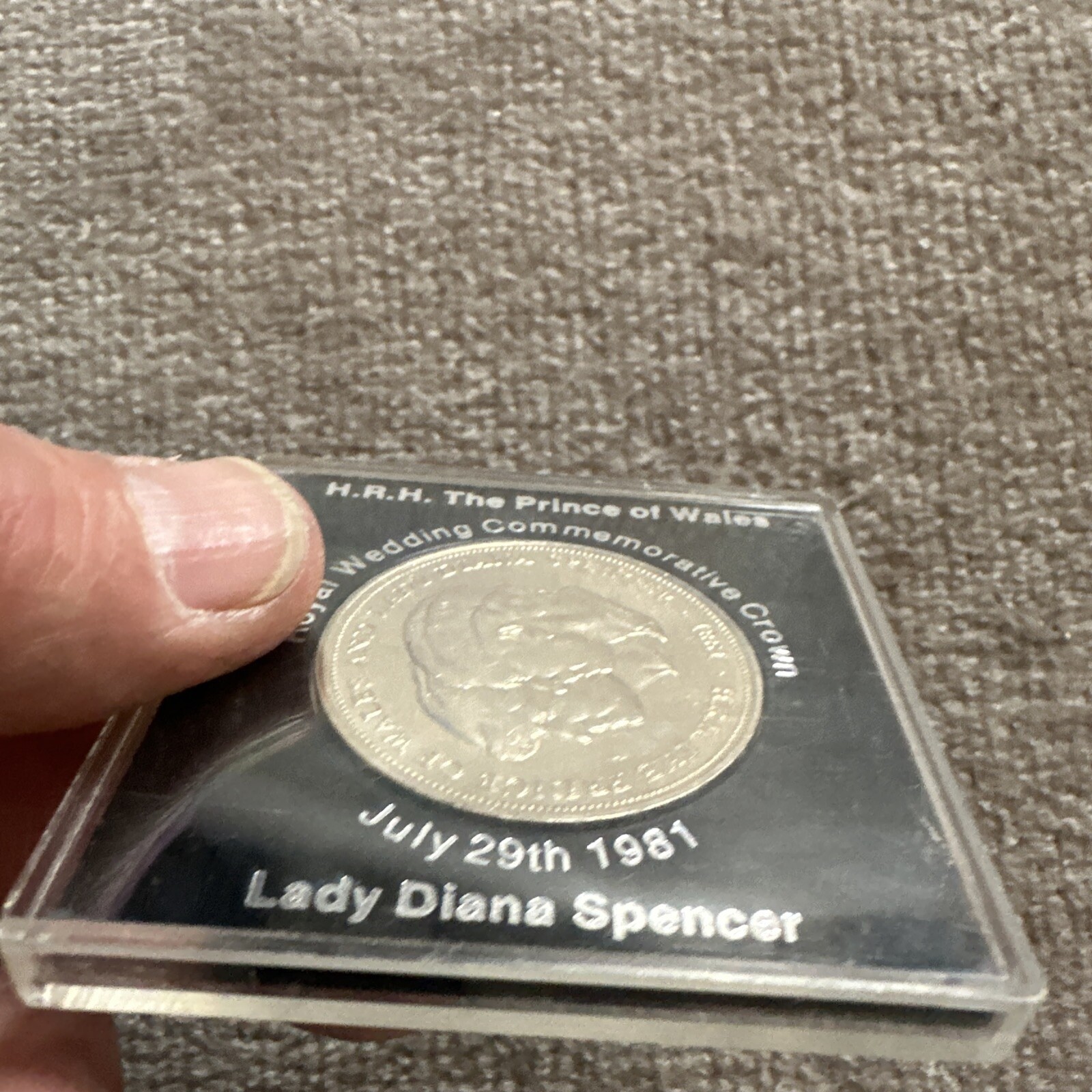 Genuine Prince Charles And Lady Diana Spencer Coin 1981 very ...