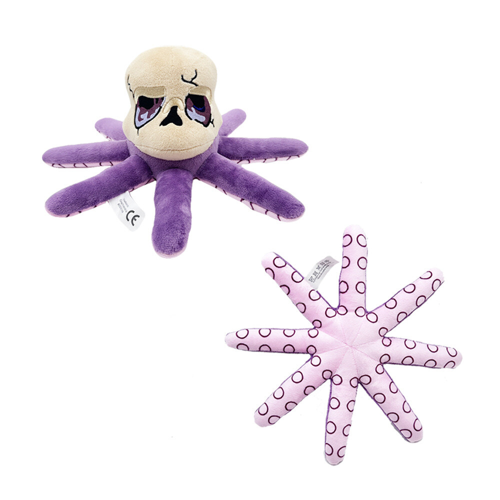 Terry The Octoskull Octopus Plush Doll Horror Short Plush Stuffed ...