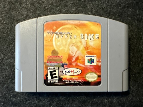 Top Gear Hyper-Bike N64 (Nintendo 64, 2000) Authentic, Tested & Working ...