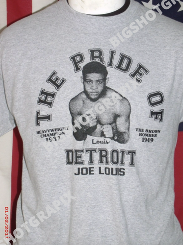 Joe Louis Boxing T-shirt Detroit Kronk Gym shirt | eBay