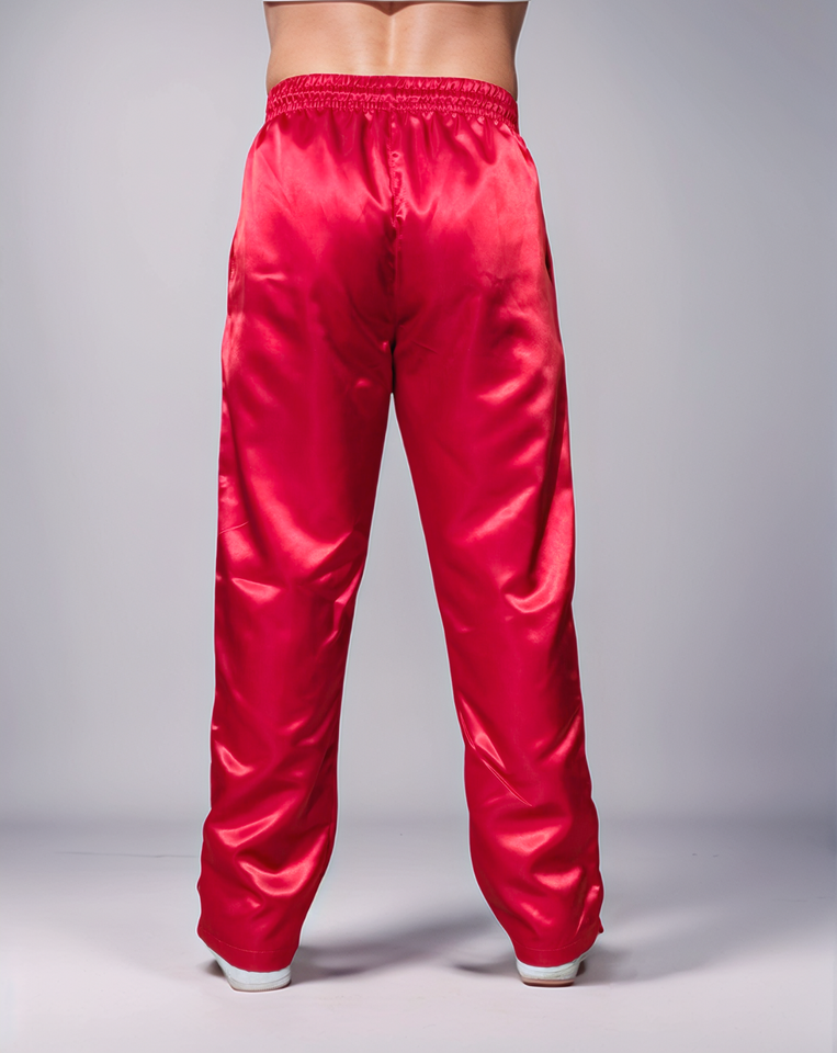 Sporty Shiny Satin Track Pants – Glossy Athletic Joggers with Mesh ...