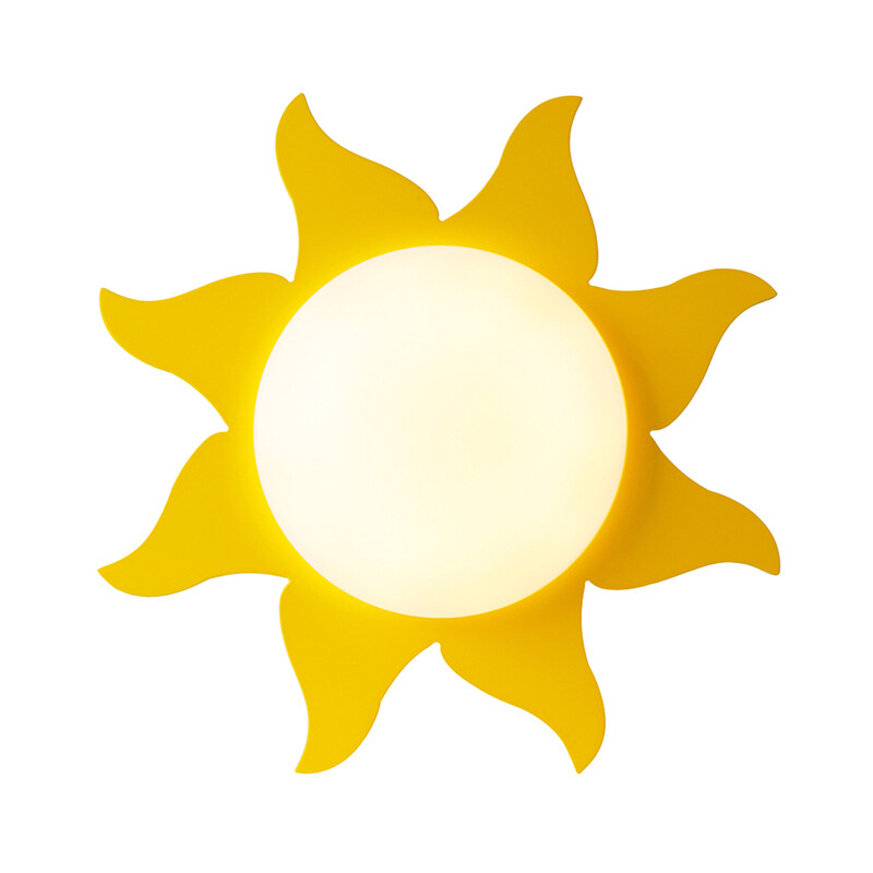 Sun Shape LED Ceiling Light Flush Mount Lamp Lighting Baby Kids Child ...