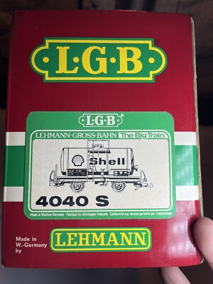 G Scale LGB 4040S Shell Single Dome Short Tank Car | eBay