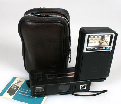 KODAK 110 P S KIT W/ CAMERA, FLASH MANUAL IN CASE | eBay