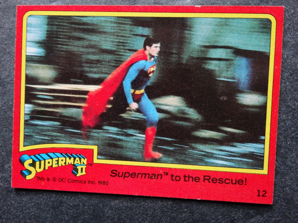 1980 Topps Superman II 2 Movie Trading Card Complete Your Set U You ...