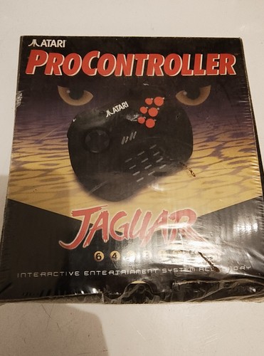 Atari Jaguar OEM 6 Button Pro Controller Factory Sealed + Jaglink Rare | eBay