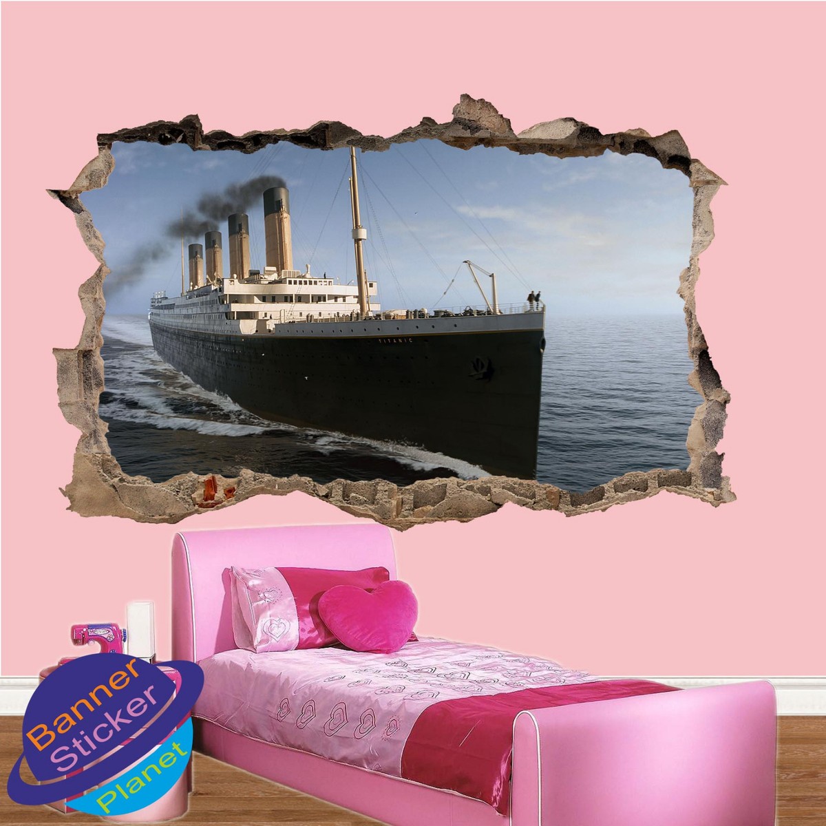 Titanic Wall Decals Titanic Art, Boat Wall Decor, Film Wall Art, Sea