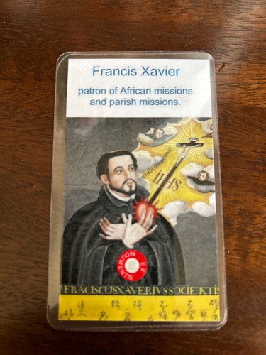 Saint Francis Xavier 3rd Class Relic Card | eBay