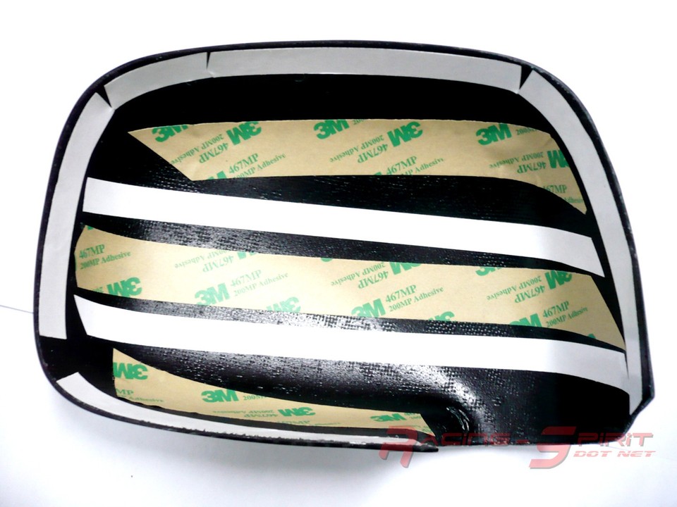 REAL 3D GLOSSY CARBON FIBER SIDE MIRROR COVER CAP FOR TOYOTA MR2 SPYDER ...