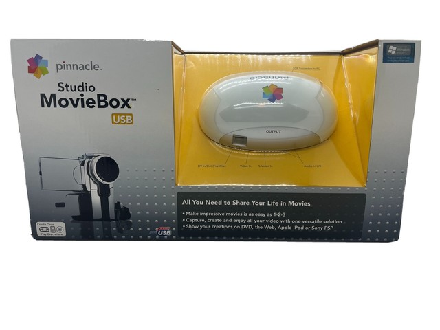 Pinnacle Studio MovieBox Video Input Adapter 510 USB No Software for ...