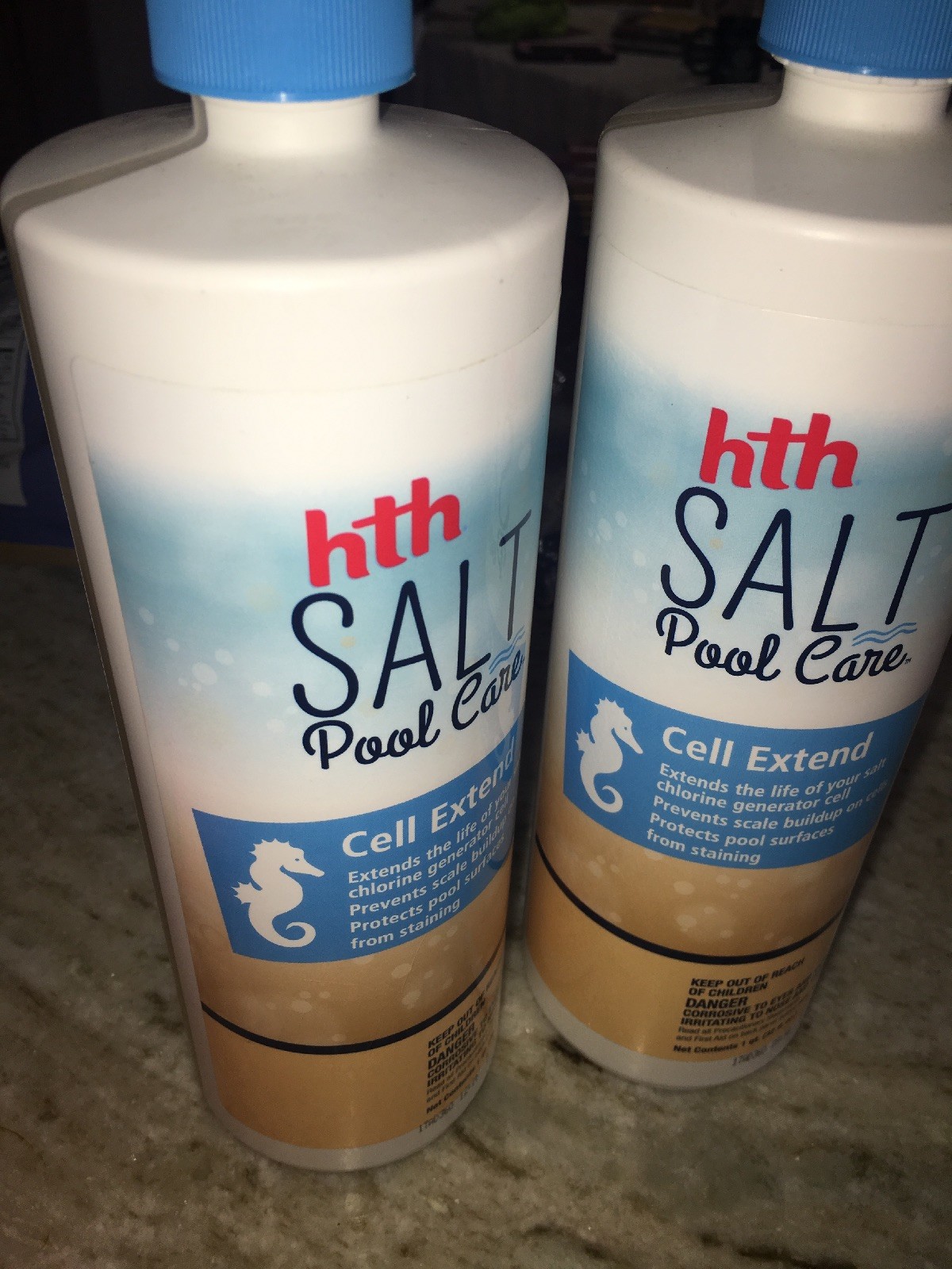 2 pk HTH Salt Pool Care 1 Qt. Cell Extend Liquid Water Aide | eBay