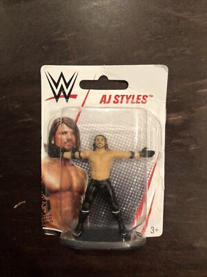 AJ STYLES WWE Mattel Micro Collection 3" Tall Mini Action Figure NIB ...