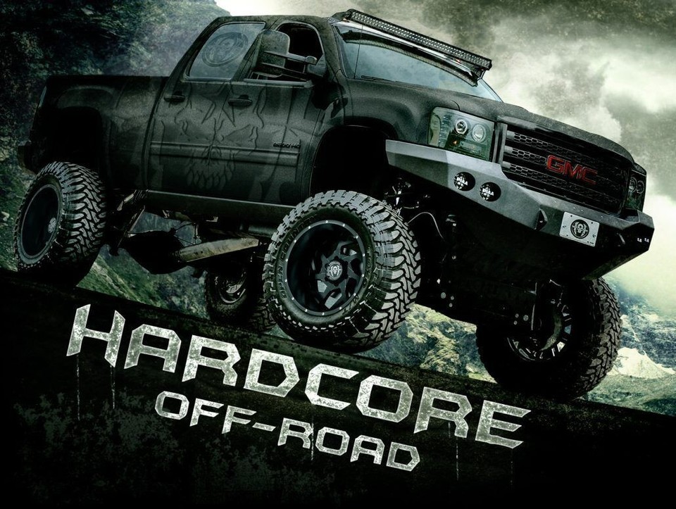 4 NEW 26x14 Hardcore HC19 Wheels Chrome 6x5.5 6x139.7 Chevy GMC | eBay