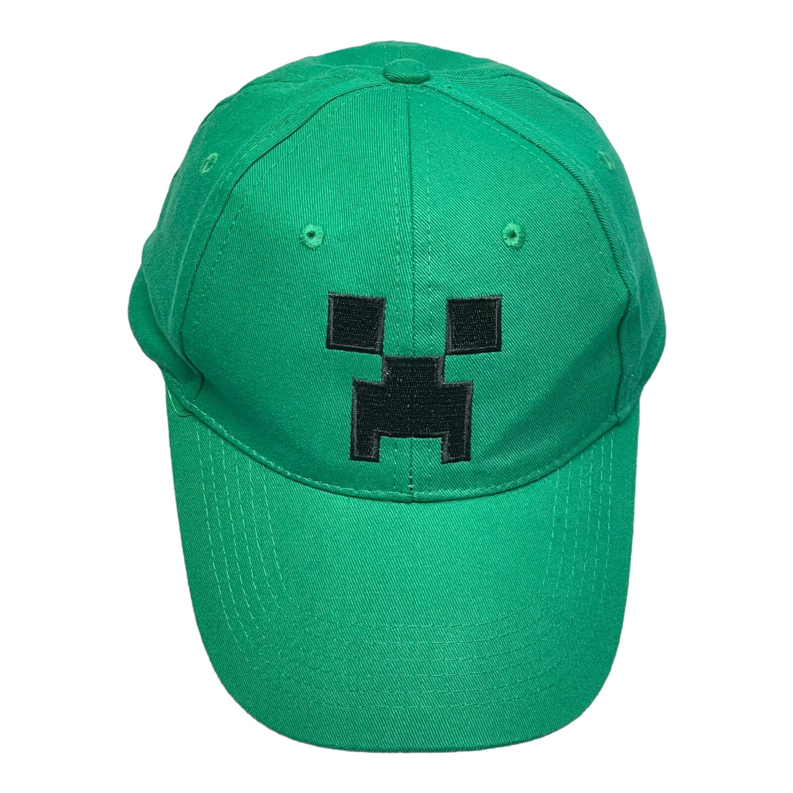 Minecraft Jinx Hat Cap Creeper Baseball Green Youth A… - Gem