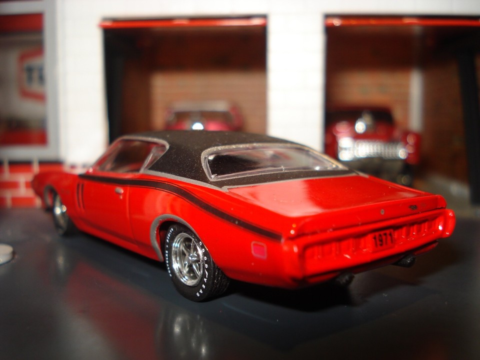 1971 71 DODGE CHARGER R/T LIMITED EDITION 1/64 RED M2 1970'S MUSCLE CAR ...