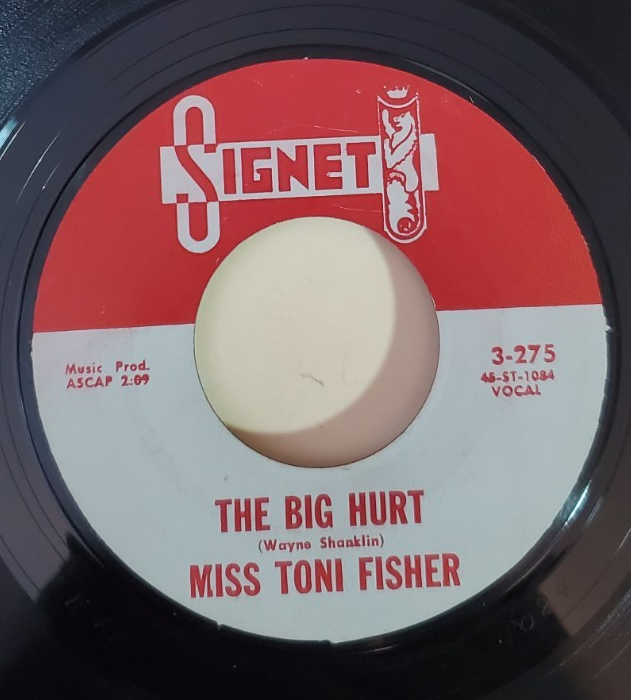 Miss Toni Fisher THE BIG HURT (GREAT ROCK N ROLL 45) #275 PLAYS VG++ | eBay