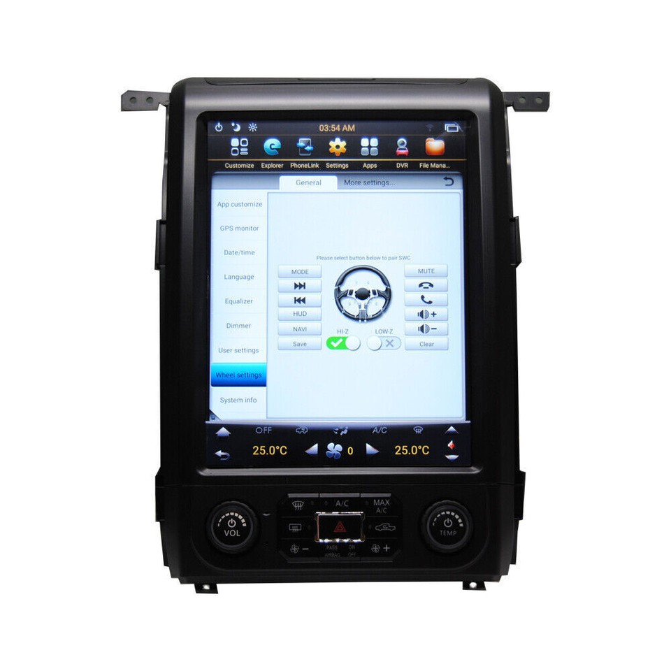 Navi Player for Ford F150 2013-2014 12.1" Android 9 Car-Play Tesla Car ...