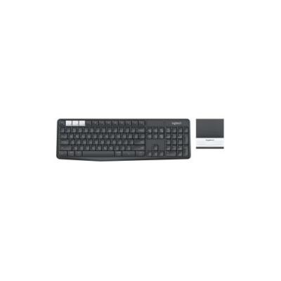 Logitech K375s Keyboard Wireless Bluetooth/RF Graphite Off White GERMAN ...