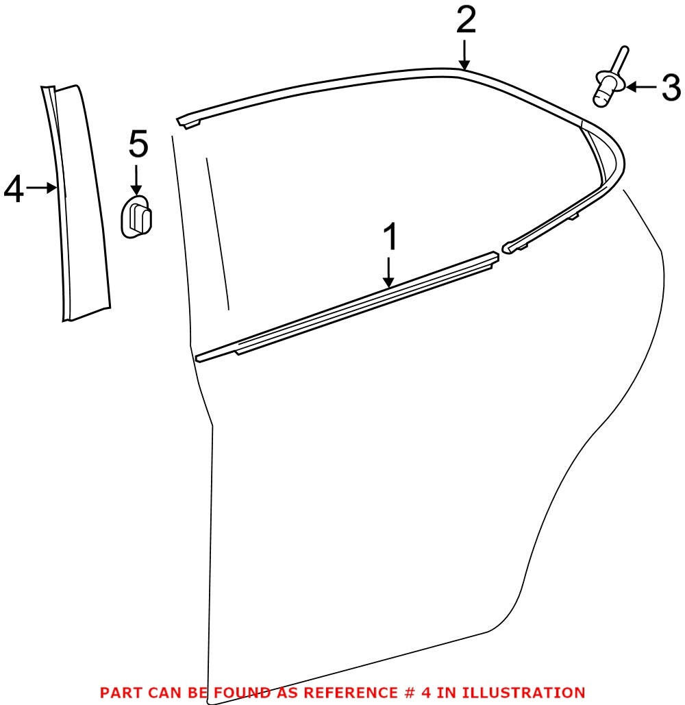 Genuine OEM Door Applique for Toyota 7576106200 | eBay