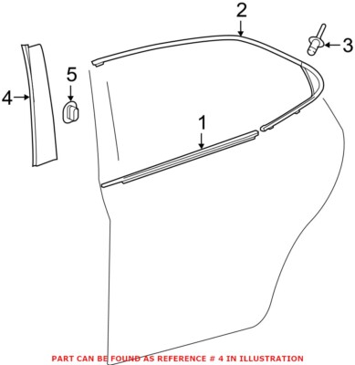 Genuine OEM Door Applique for Toyota 7576106200 | eBay