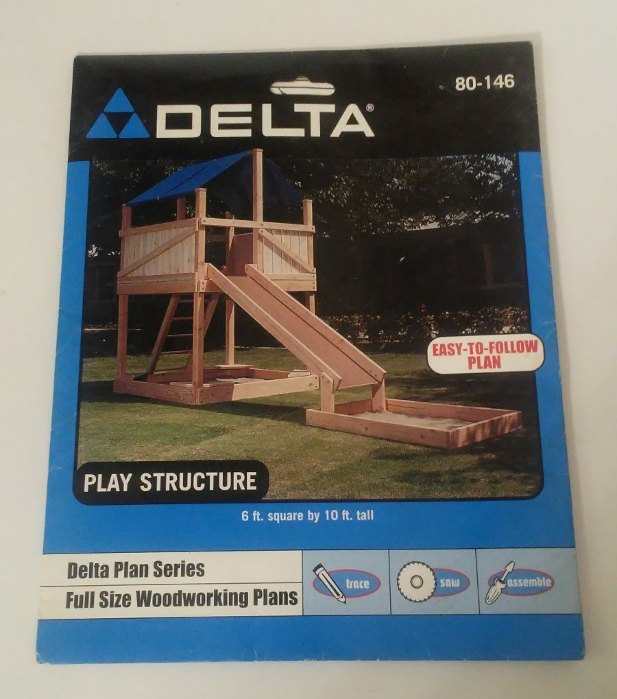 Delta Plan Series Full Size Woodworking Plans Play Structute 80-146 | eBay