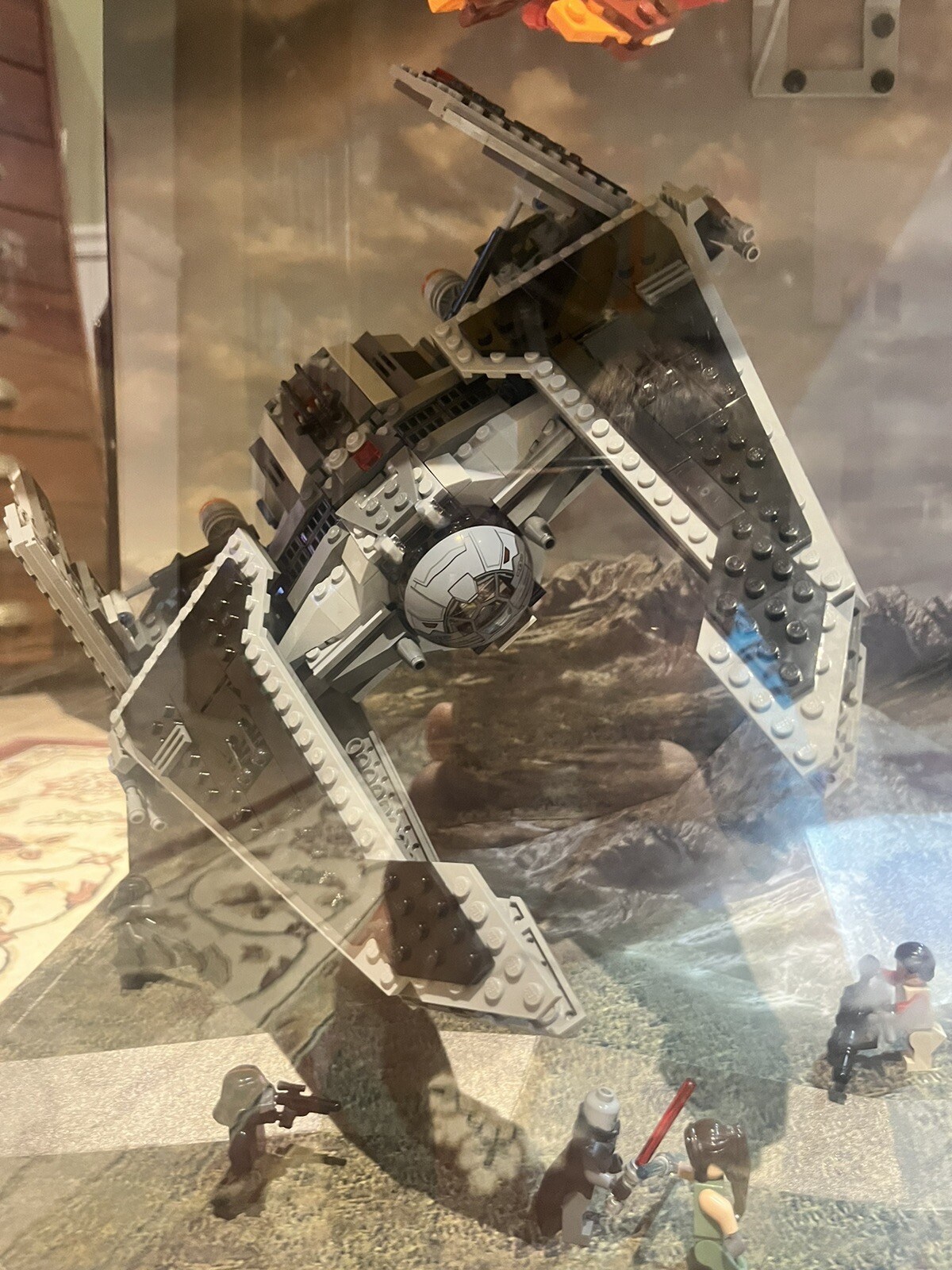 Lego- Store Display Case With Lego Set 9500 And 9497 | eBay