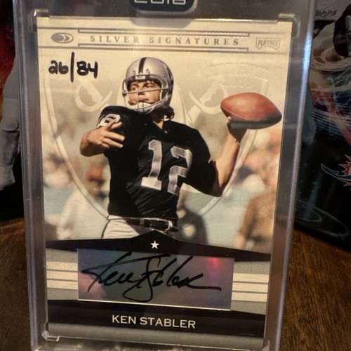 2016 Panini Honors Donruss Silver Signature Autograph Ken Stabler ...
