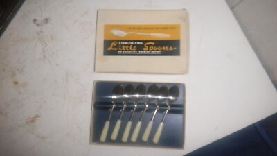 Set Of Six 1960's Vtg.Little Spoons | eBay