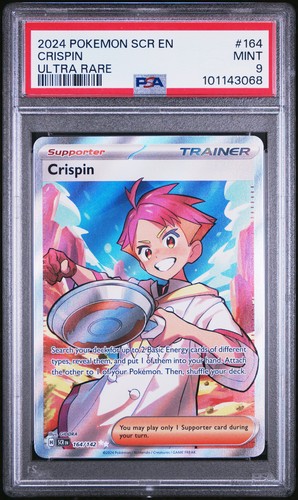 2024 POKEMON SCR EN-STELLAR CROWN ULTRA RARE #164 CRISPIN PSA 9 | eBay