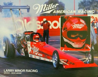 VRHTF NHRA "VTG RARE DICK LAHAIE LARRY MINOR MILLER TOP FUEL DRAGSTER ...