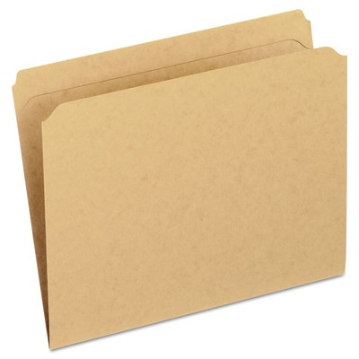 Pendaflex Two-Ply Dark Kraft File Folders Straight Cut Top Tab Letter ...