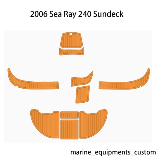 Swim Platform EVA Foam Exterior Floor Cockpit Pad Fro 2006 Sea Ray 240 ...