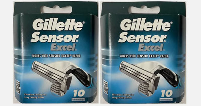 Gillette Sensor Excel Razor Blades - 20 new boxes free shipping..JAC ...