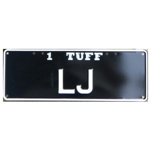 Novelty Number Plate - 1 Tuff LJ AUS Licence Plate Sign Wall Art Home ...