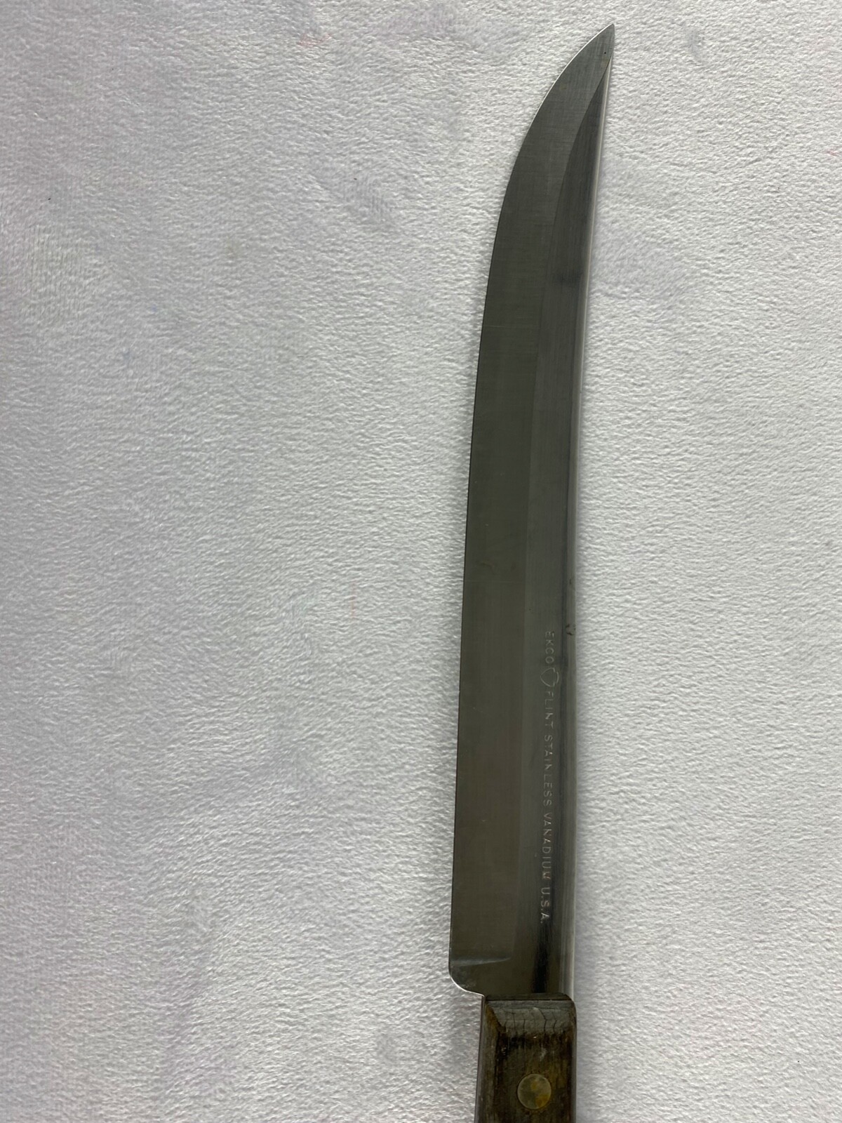 Vintage Ekco Flint Stainless Vanadium Carving Knife USA 8 7/8" Blade | eBay